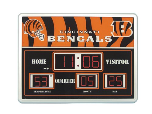 National Football League Official Team Logo Scoreboard Wall Clocks