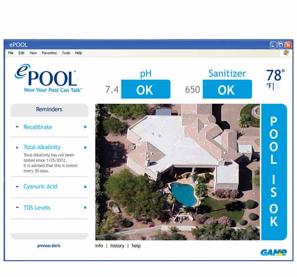ePool Wireless Swimming Pool Water Chemistry Monitoring System
